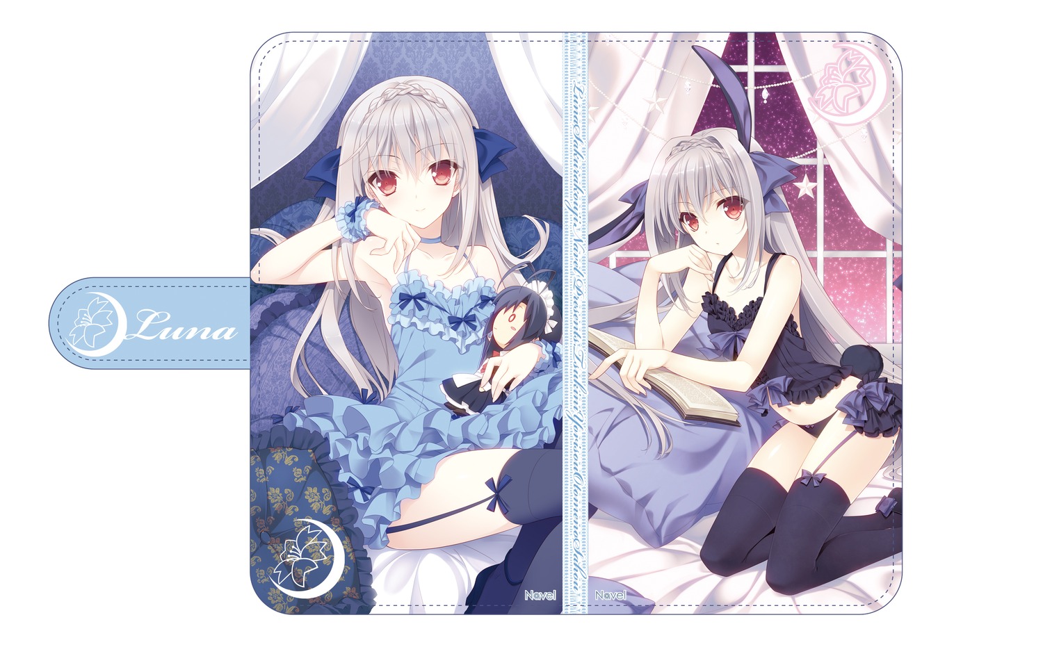 navel suzuhira hiro tsuki ni yorisou otome no sahou kokura asahi sakurakouji luna animal ears ...